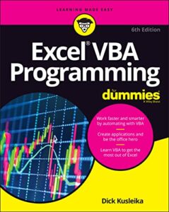 excel vba programming for dummies (for dummies (computer/tech))