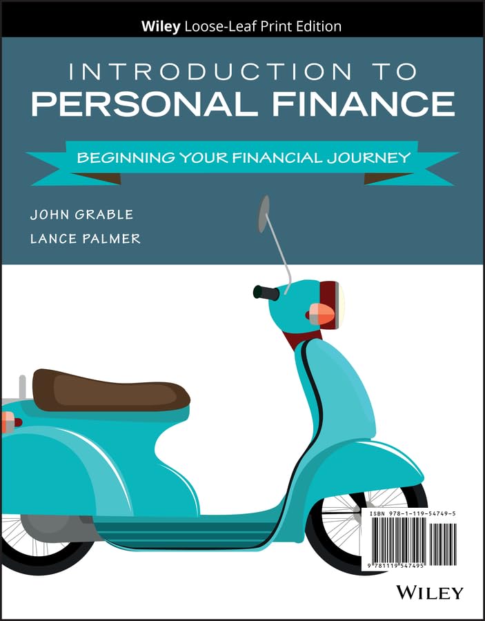 Introduction to Personal Finance: Beginning Your Financial Journey