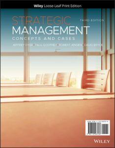 strategic management: concepts and cases