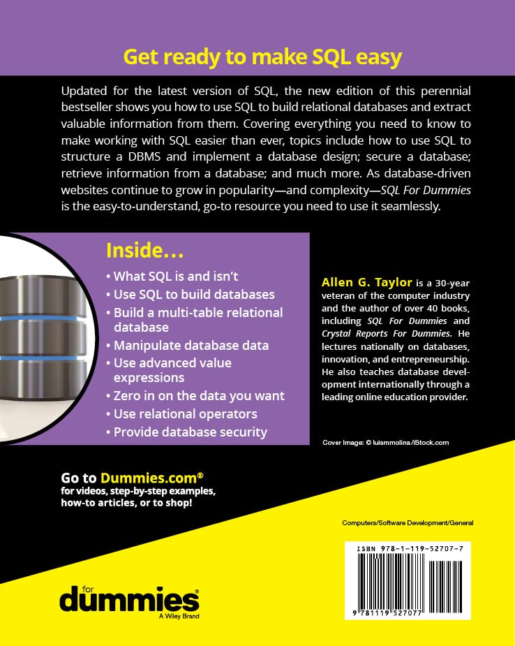 SQL For Dummies (For Dummies (Computer/Tech))