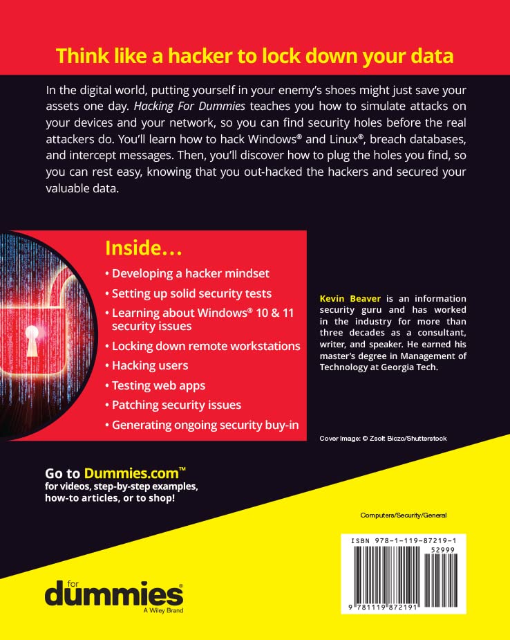 Hacking For Dummies (For Dummies (Computer/Tech))