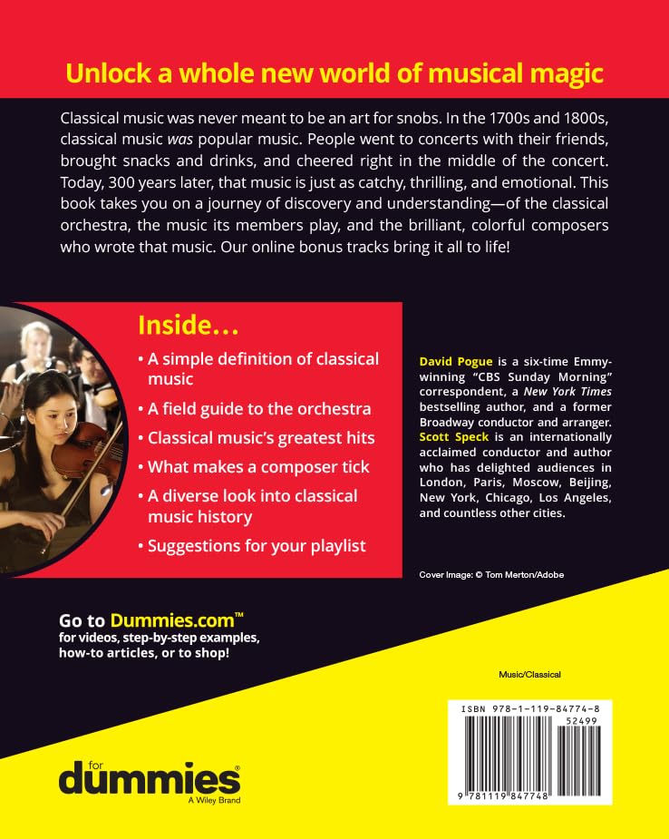 Classical Music For Dummies (For Dummies (Music))