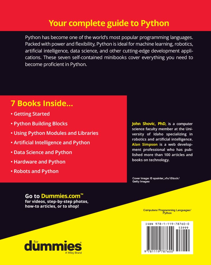 Python All-in-One For Dummies, 2nd Edition (For Dummies (Computer/Tech))