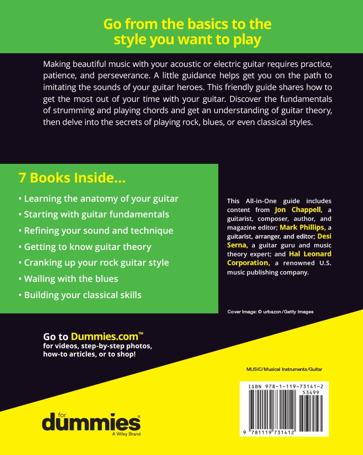 Guitar All-in-One For Dummies: Book + Online Video and Audio Instruction