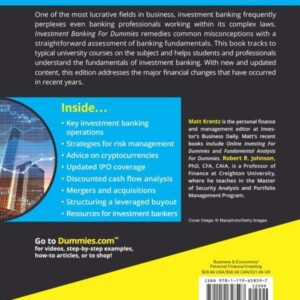 Investment Banking For Dummies (For Dummies (Business & Personal Finance))