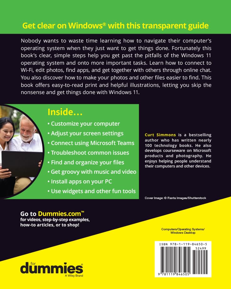 Windows 11 For Seniors For Dummies (For Dummies (Computer/Tech))