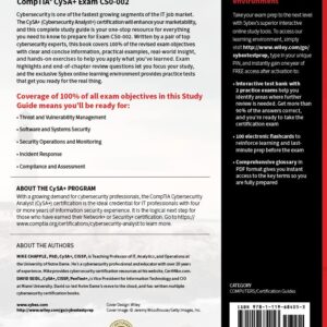 CompTIA CySA+ Study Guide Exam CS0-002 (Sybex Study Guide)