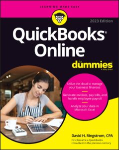 quickbooks online 2023 for dummies: utilize the cloud to mange your business finances, generate invoices, pay bills, and handle employee payroll, ... microsoft excel (for dummies (computer/tech))