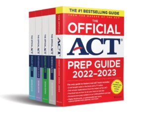 the official act prep & subject guides 2022-2023 complete set