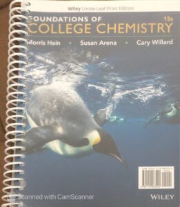 foundations of college chemistry