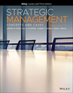 strategic management: concepts and cases