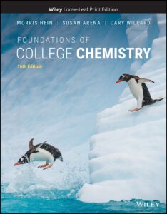 foundations of college chemistry