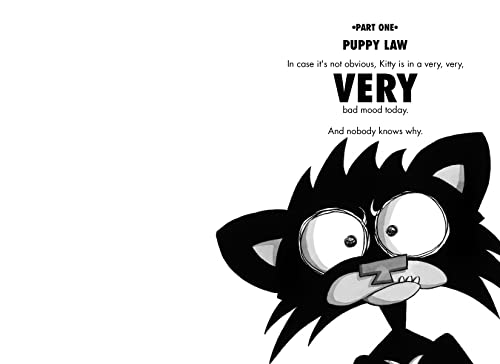 Bad Kitty: Puppy's Big Day (paperback black-and-white edition)