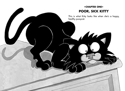 Bad Kitty Goes to the Vet (paperback black-and-white edition)