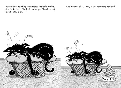 Bad Kitty Goes to the Vet (paperback black-and-white edition)