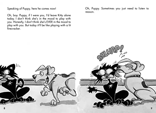 Bad Kitty: Puppy's Big Day (paperback black-and-white edition)