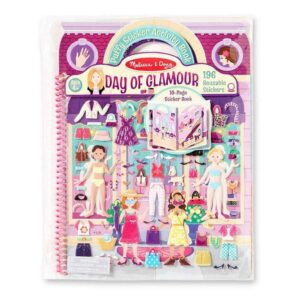 deluxe puffy sticker album - day of glamour