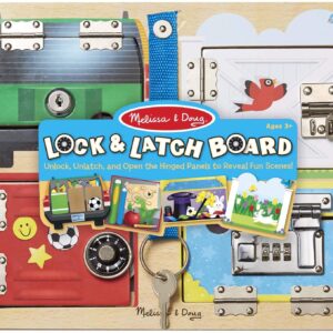 Melissa & Doug Lock & Latch Board