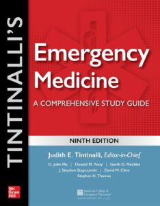 tintinalli's emergency medicine: a comprehensive study guide, 9th edition