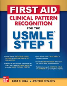 first aid clinical pattern recognition for the usmle step 1