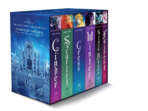 the lunar chronicles boxed set: cinder, scarlet, cress, fairest, stars above, winter