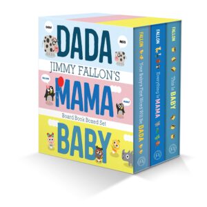 jimmy fallon's dada, mama, and baby board book boxed set