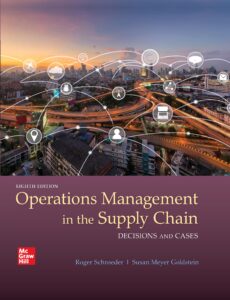 loose leaf for operations management in the supply chain: decisions and cases