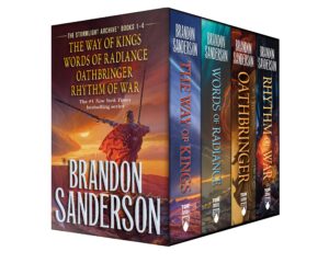 stormlight archives hc box set 1-4: the way of kings, words of radiance, oathbringer, rhythm of war (the stormlight archive)