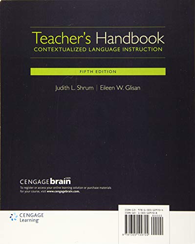 Teacher's Handbook: Contextualized Language Instruction (World Languages)