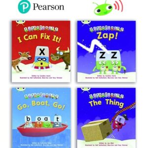 Learn to Read at Home with Alphablocks: Phase 3 - Reception term 2 (4 fiction books) Pack B