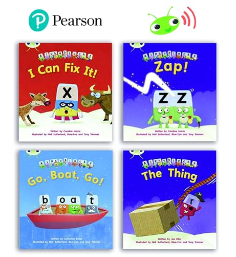 Learn to Read at Home with Alphablocks: Phase 3 - Reception term 2 (4 fiction books) Pack B