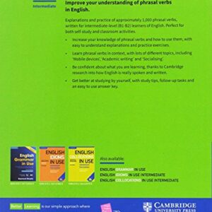 English Phrasal Verbs in Use Intermediate Book with Answers: Vocabulary Reference and Practice (Vocabulary in Use)