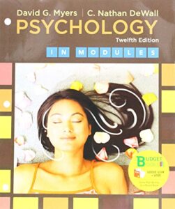 loose-leaf version for psychology in modules