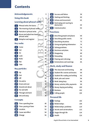 English Phrasal Verbs in Use Intermediate Book with Answers: Vocabulary Reference and Practice (Vocabulary in Use)