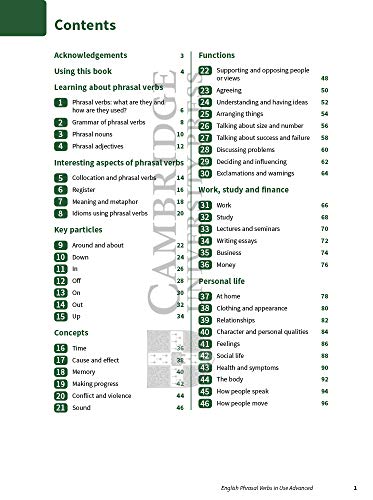 English Phrasal Verbs in Use Advanced Book with Answers: Vocabulary Reference and Practice (Vocabulary in Use)