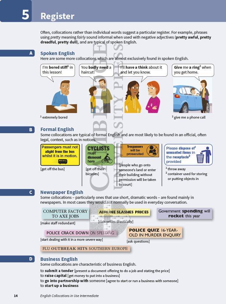 English Collocations in Use Intermediate Book with Answers: How Words Work Together for Fluent and Natural English (Vocabulary in Use)