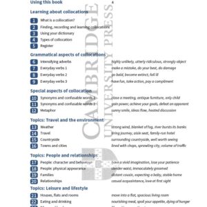 English Collocations in Use Intermediate Book with Answers: How Words Work Together for Fluent and Natural English (Vocabulary in Use)