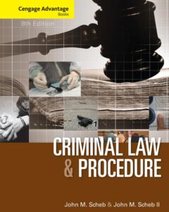 cengage advantage books: criminal law and procedure