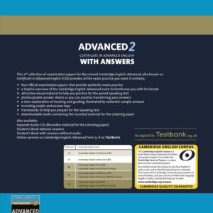 Cambridge English Advanced 2 Student's Book with answers and Audio: Authentic Examination Papers