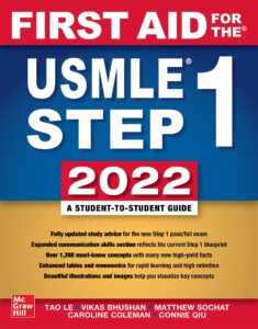 first aid for the usmle step 1 2022, thirty second edition