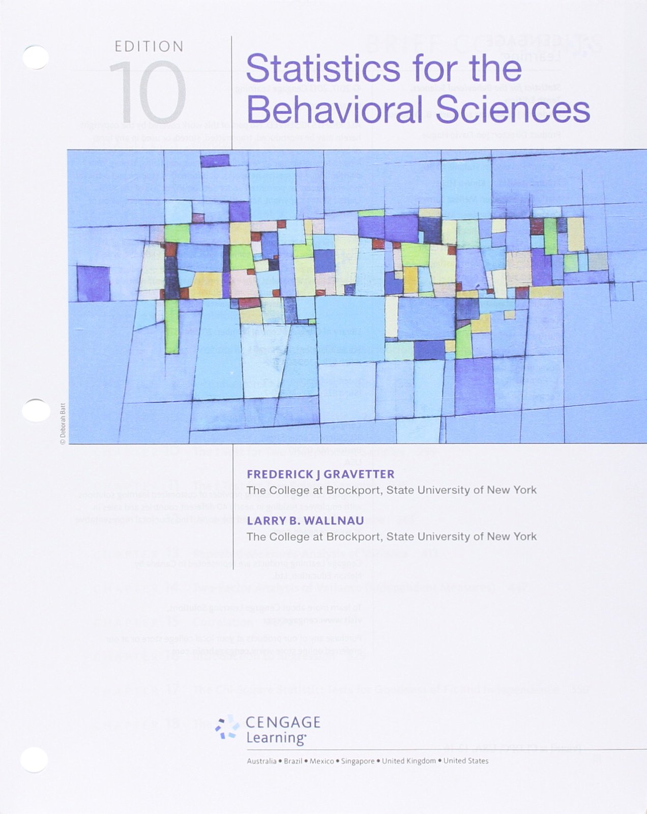 Statistics for the Behavioral Sciences, Loose-leaf Version