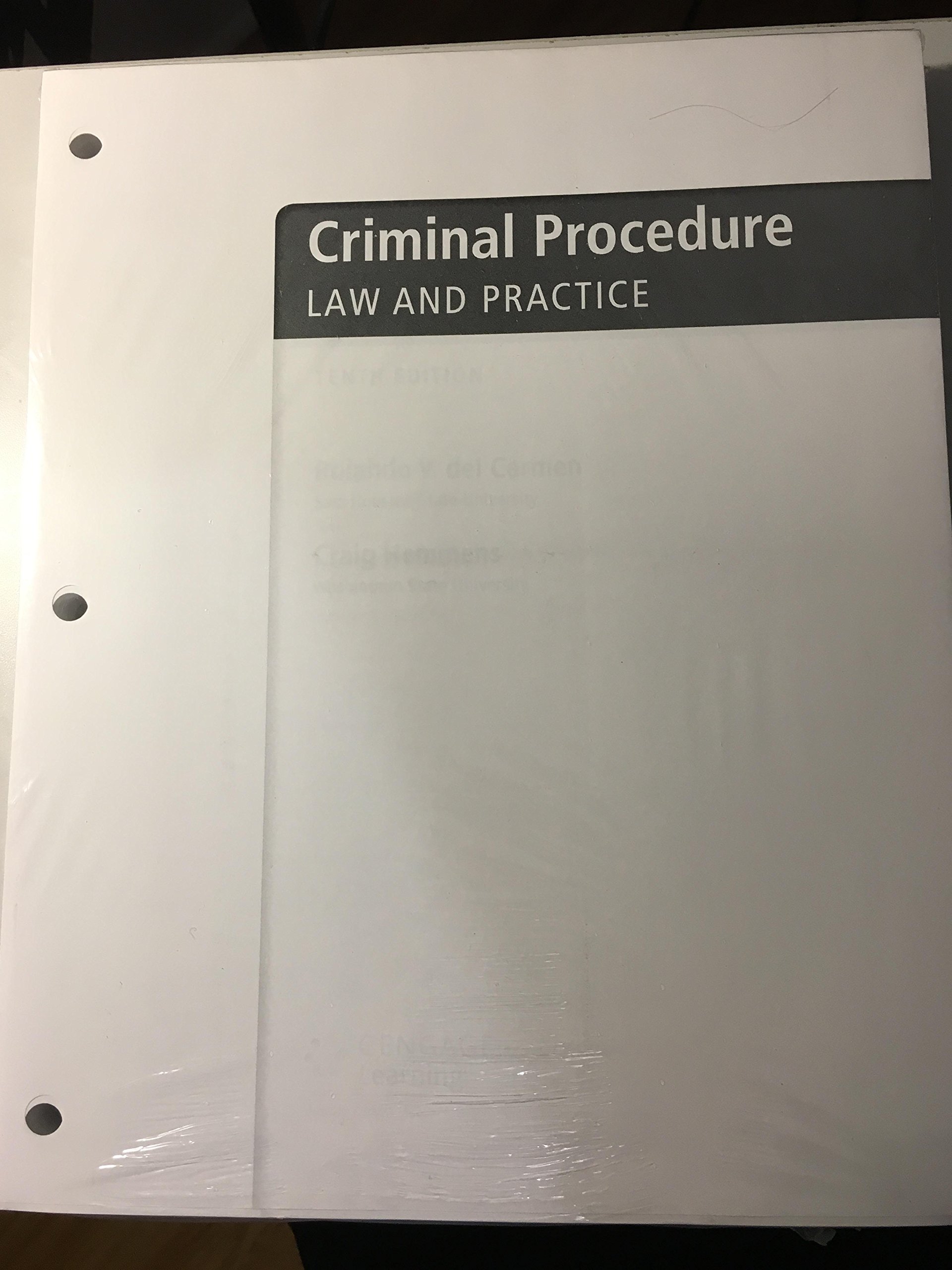 Criminal Procedure: Law and Practice, Loose-leaf Version