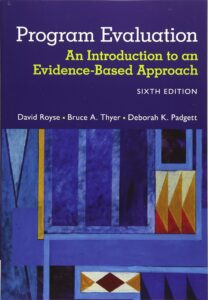 program evaluation: an introduction to an evidence-based approach