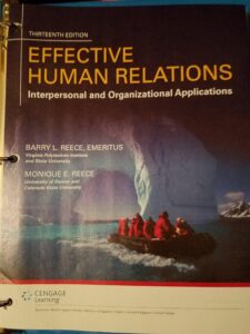 effective human relations: interpersonal and organizational applications, loose-leaf version