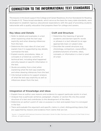 100 Task Cards: Informational Text: Reproducible Mini-Passages With Key Questions to Boost Reading Comprehension Skills