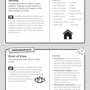 100 Task Cards: Literary Text: Reproducible Mini-Passages With Key Questions to Boost Reading Comprehension Skills