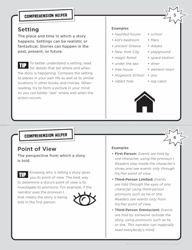 100 Task Cards: Literary Text: Reproducible Mini-Passages With Key Questions to Boost Reading Comprehension Skills