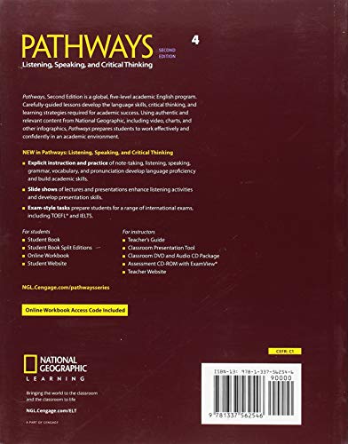 Bundle: Pathways: Listening, Speaking, and Critical Thinking 4, 2nd Student Edition + Online Workbook (1-year access)