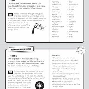 100 Task Cards: Literary Text: Reproducible Mini-Passages With Key Questions to Boost Reading Comprehension Skills