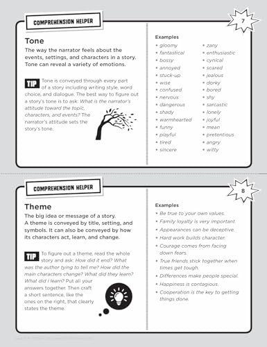 100 Task Cards: Literary Text: Reproducible Mini-Passages With Key Questions to Boost Reading Comprehension Skills